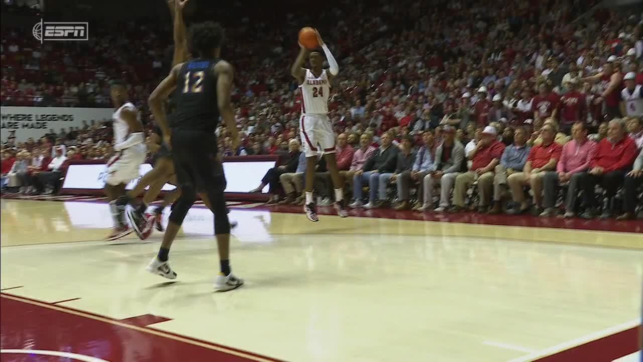 Brandon Miller knocks down 3 for Alabama - ESPN Video