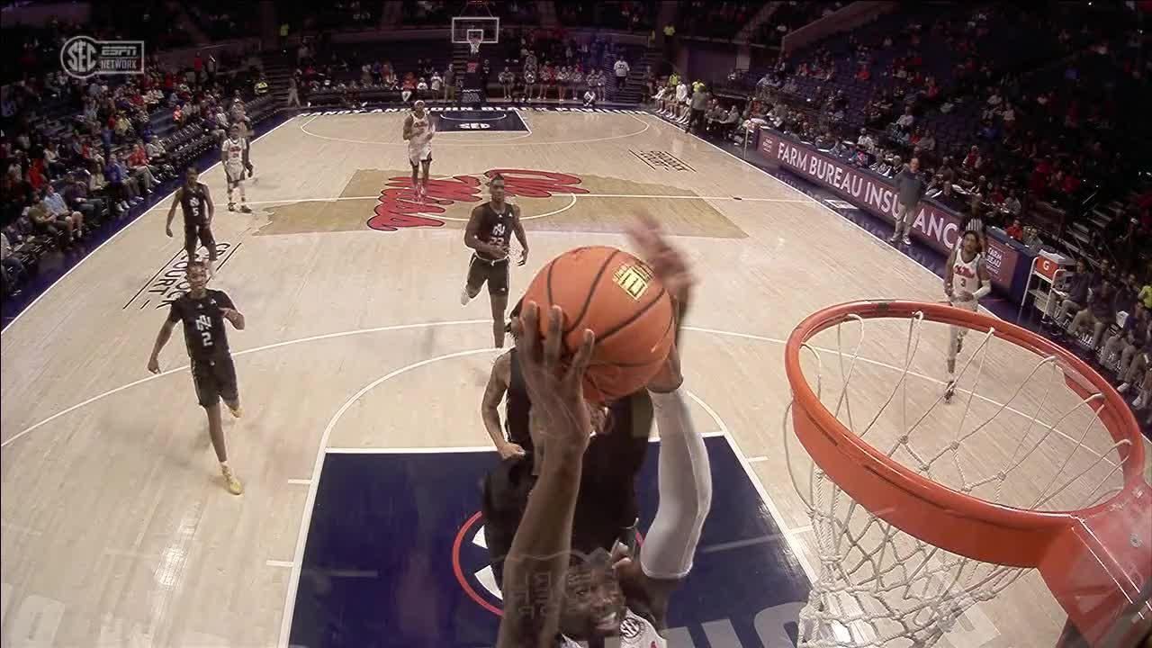 Bryson Dawkins elevates for the bigtime block - ESPN Video