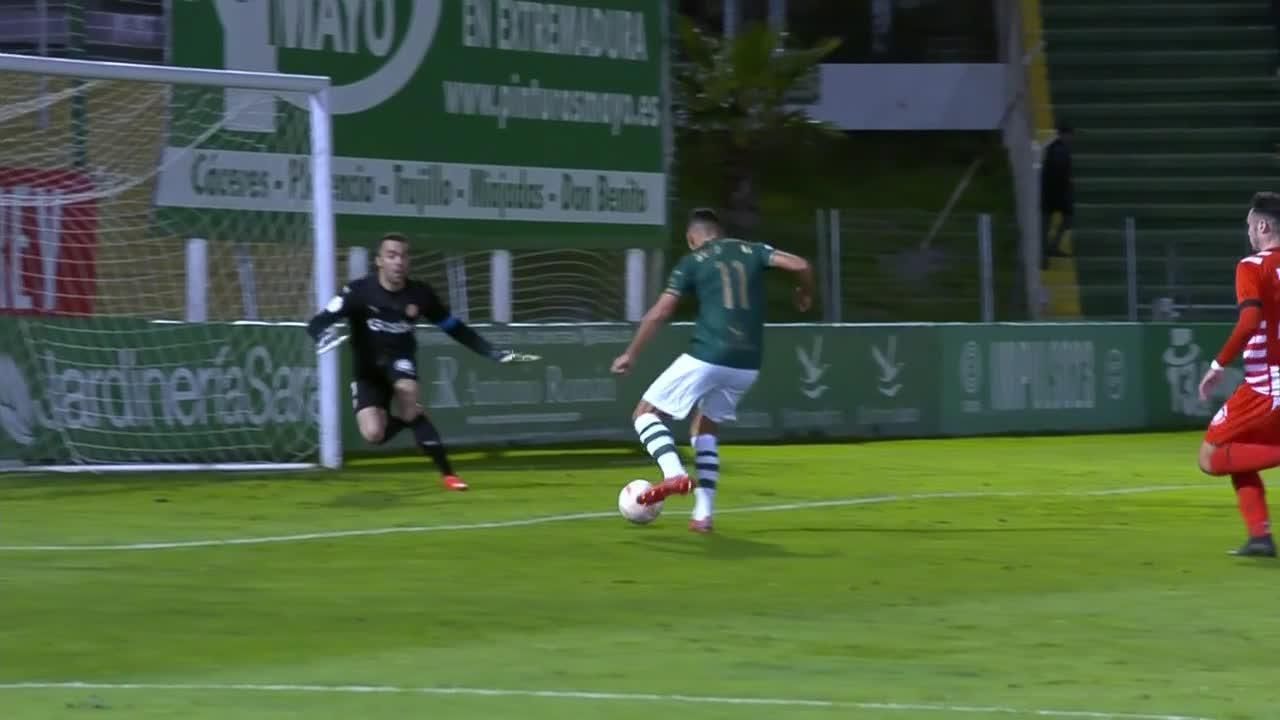 David Grande goal 16:36 Cacereno 1-0 Girona - ESPN Video
