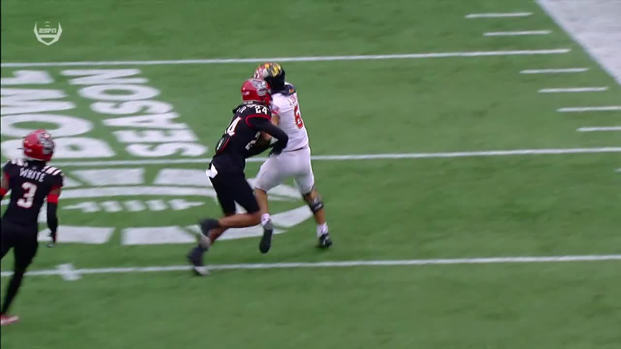 Maryland's Jeshaun Jones breaks free for a 45-yard catch - ESPN Video