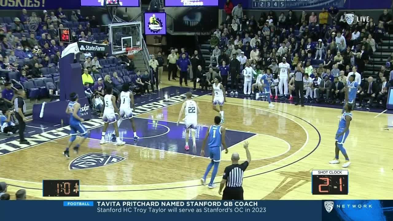 David Singleton hits the 3-pointer vs. Washington Huskies - ESPN Video
