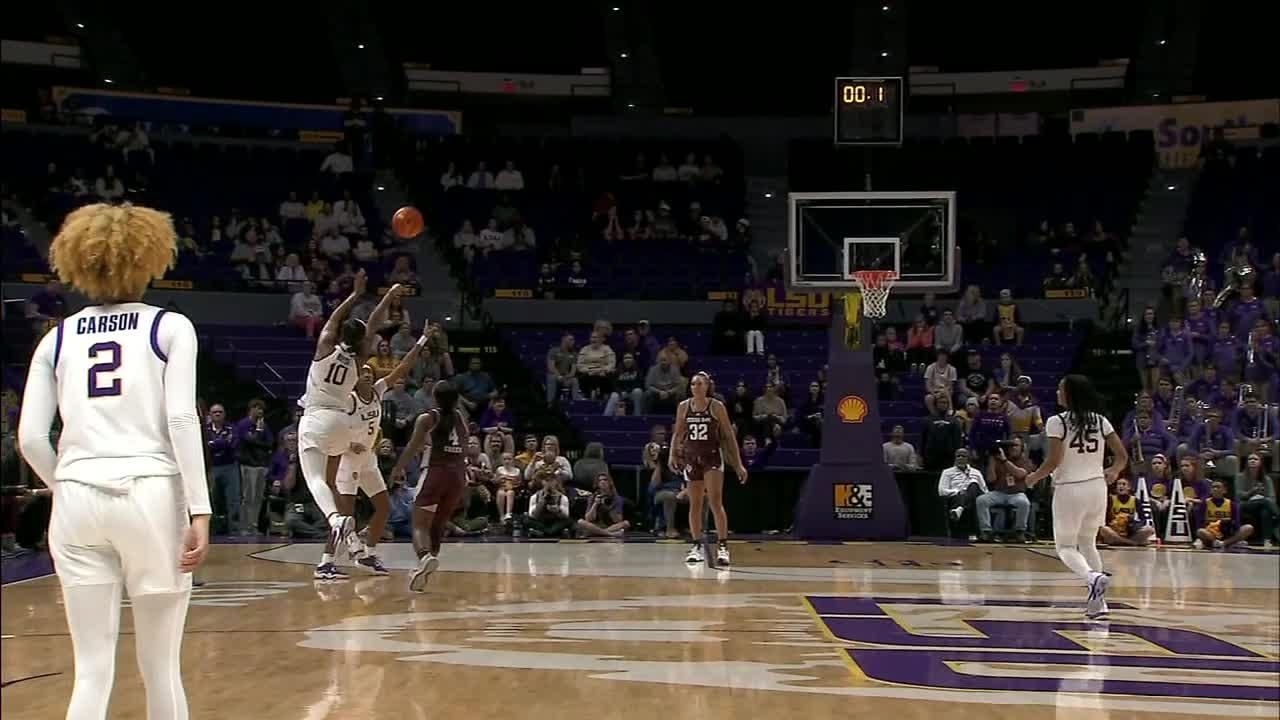 Angel Reese steals the ball and swishes buzzer-beating 3-pointer - ESPN ...