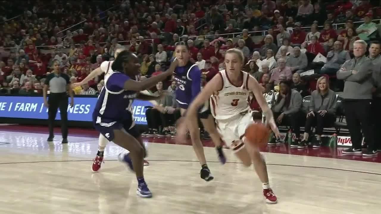 Denae Fritz increases Iowa State's lead - ESPN Video