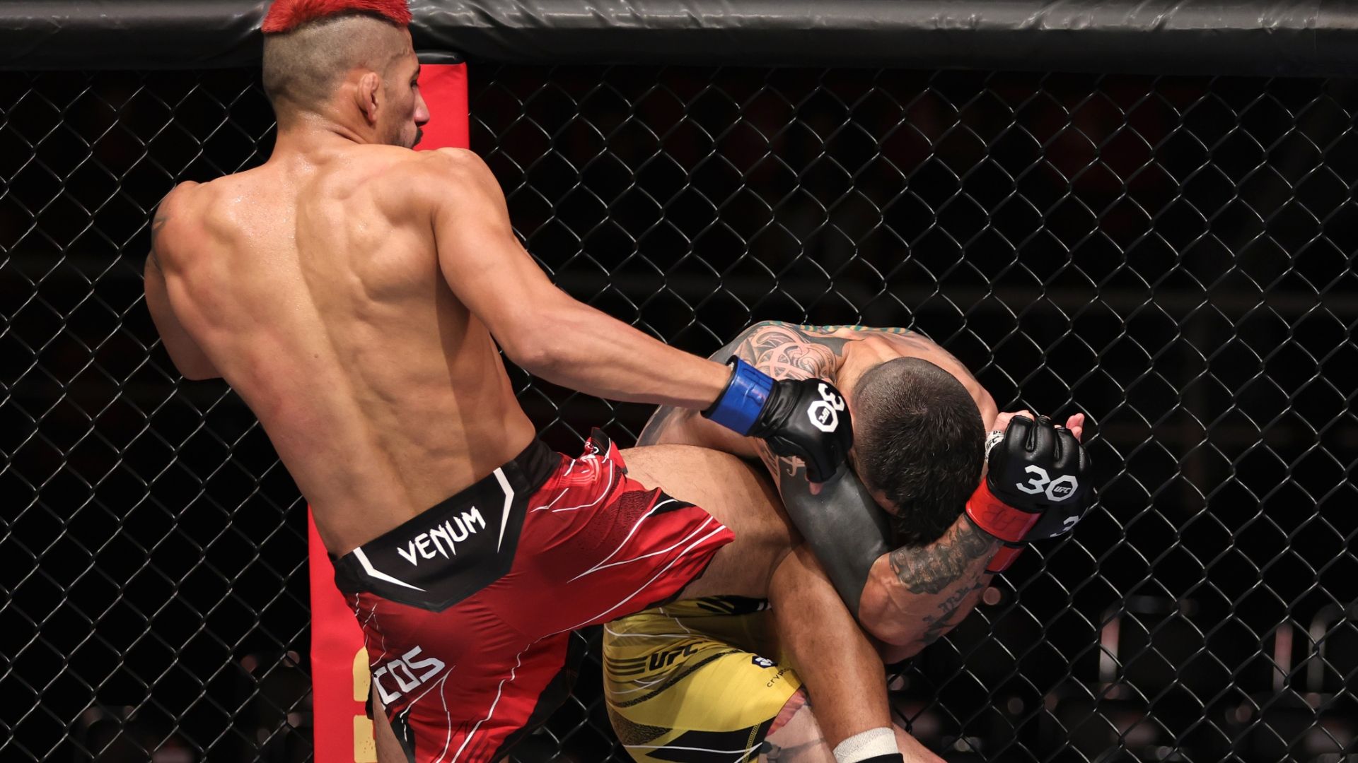 Daniel Marcos finishes Saimon Oliveira with huge knee - ESPN Video