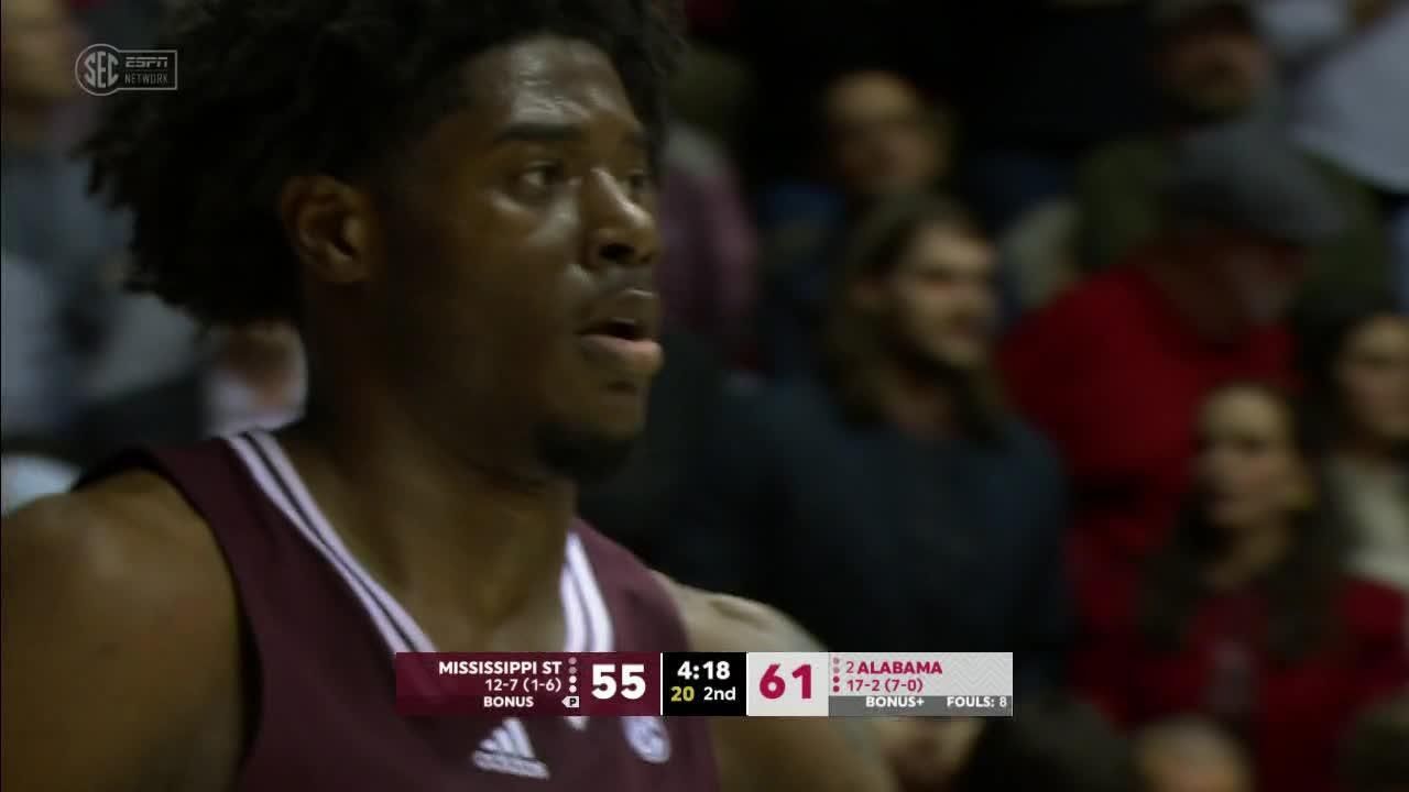 Cameron Matthews denies Alabama Crimson Tide with swat - ESPN Video