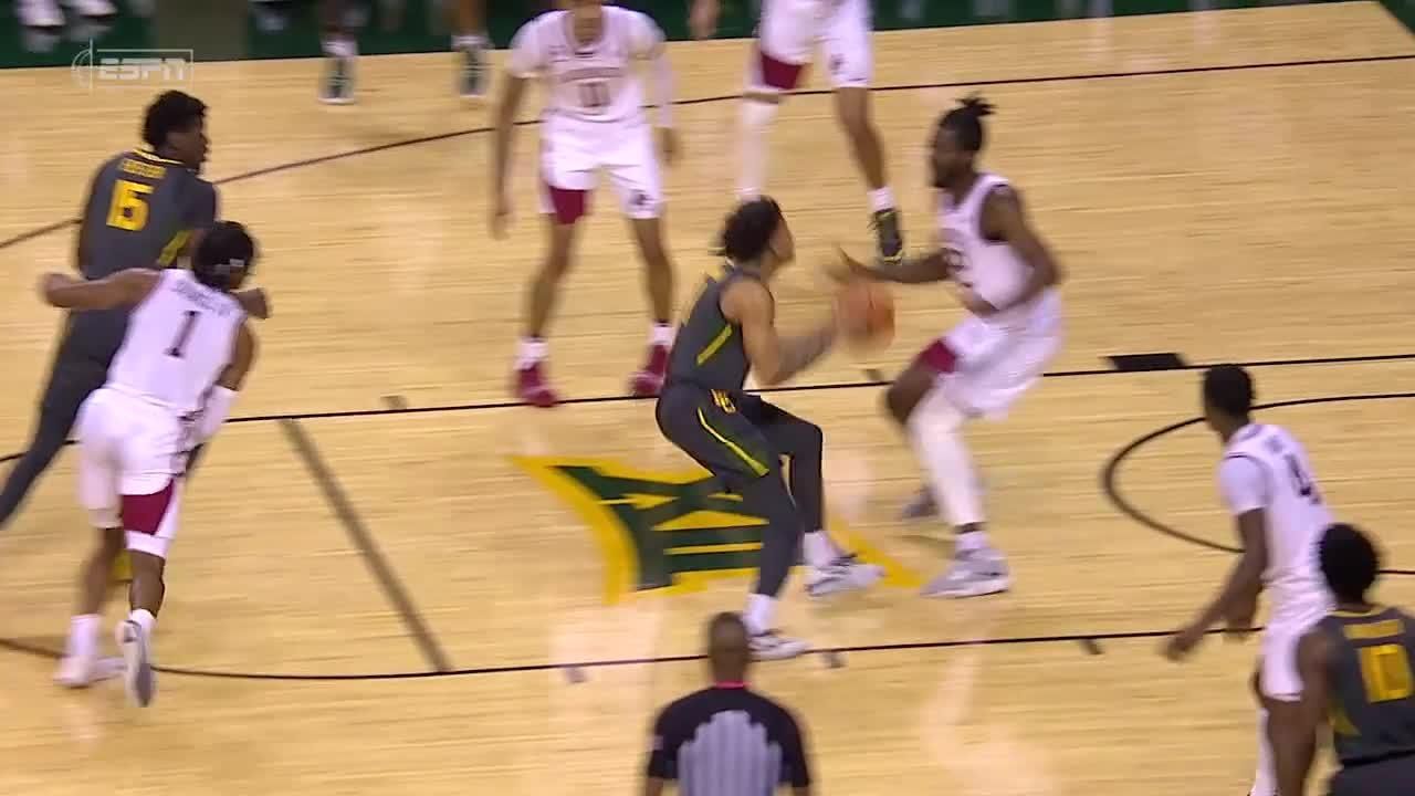 Keyonte George muscles in the and-1 - ESPN Video