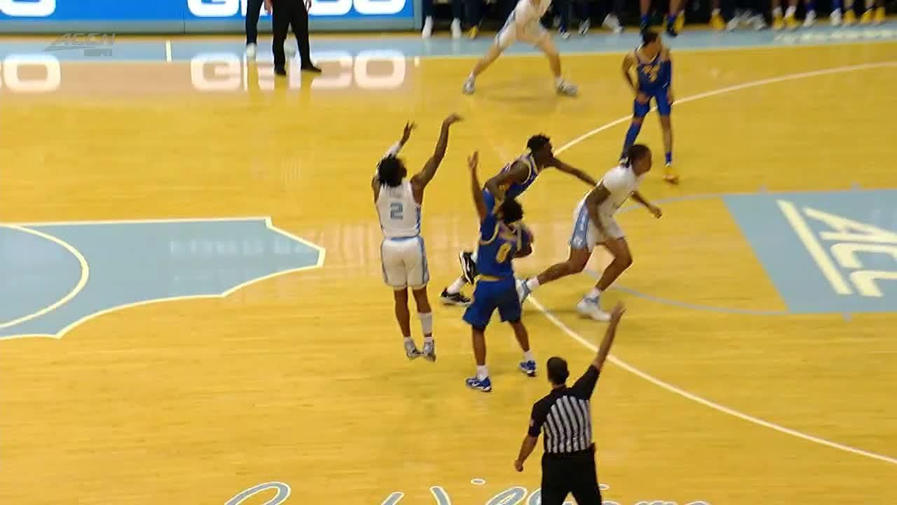 Caleb Love knocks down the 3-pointer - ESPN Video