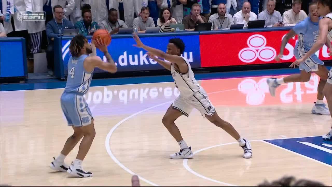 R.J. Davis drains 3-pointer for UNC - ESPN Video
