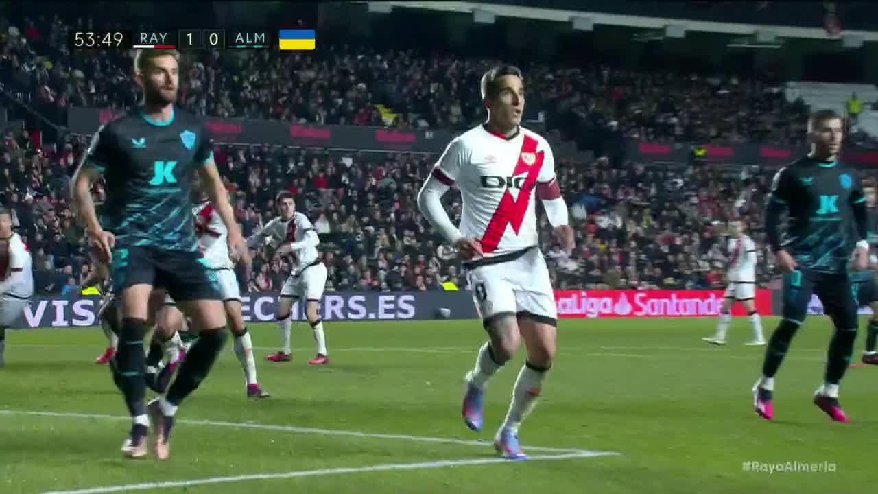 Rodrigo Ely own goal 54th minute Rayo Vallecano 1-0 Almería - ESPN Video