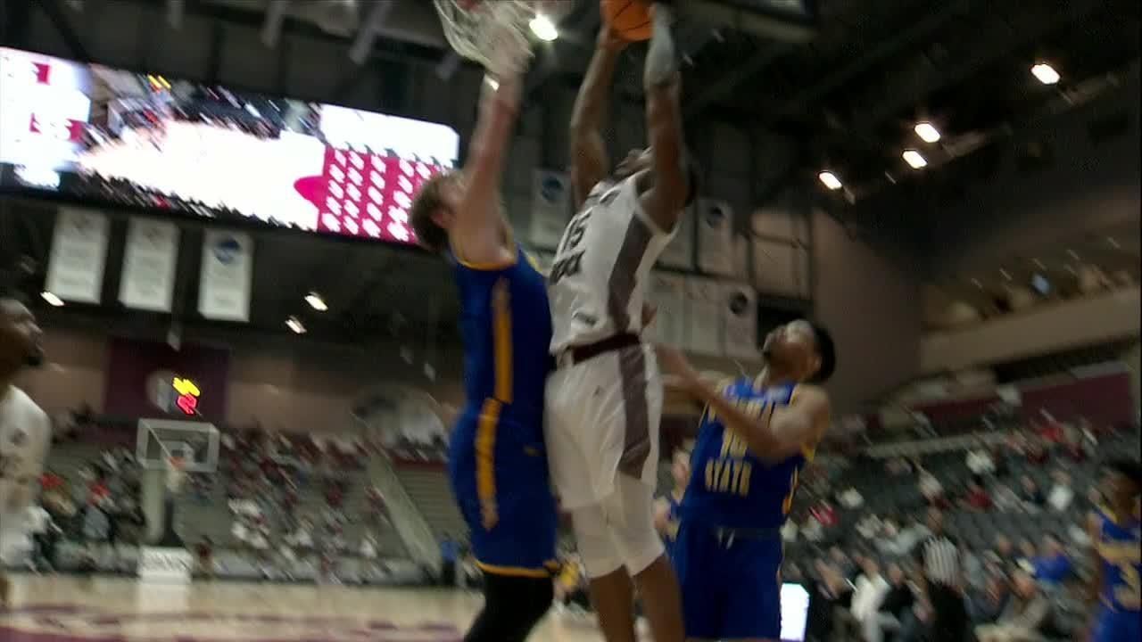 Myron Gardner throws down big slam vs. Morehead State Eagles - ESPN Video