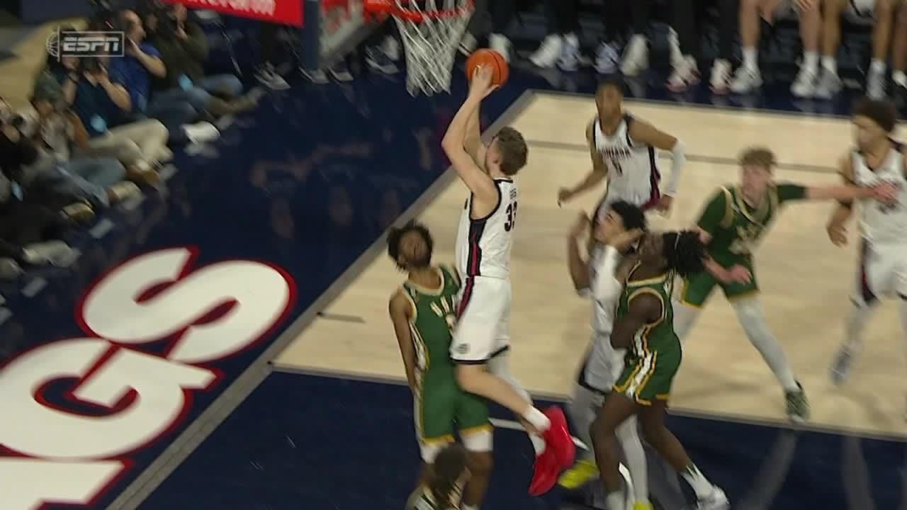 Ben Gregg gets inside for an and-1 bucket - ESPN Video