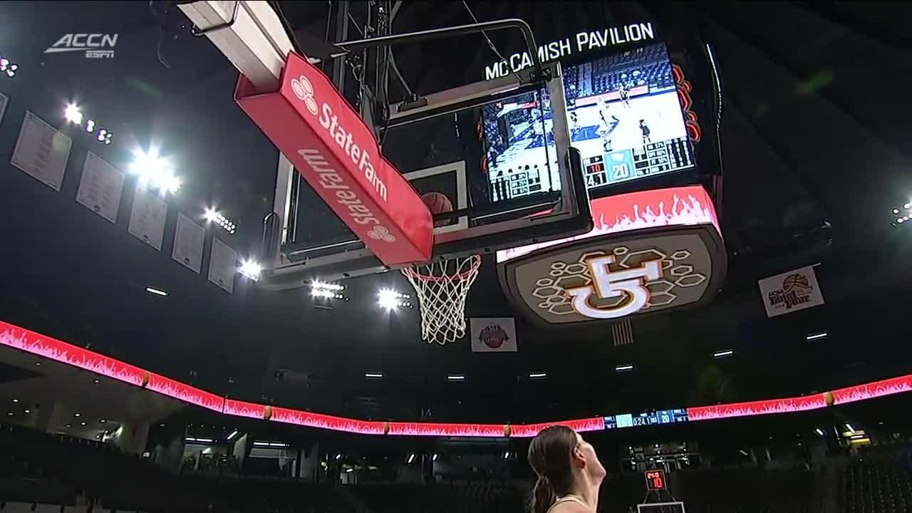 Niyah Becker makes a nice move for the layup - ESPN Video
