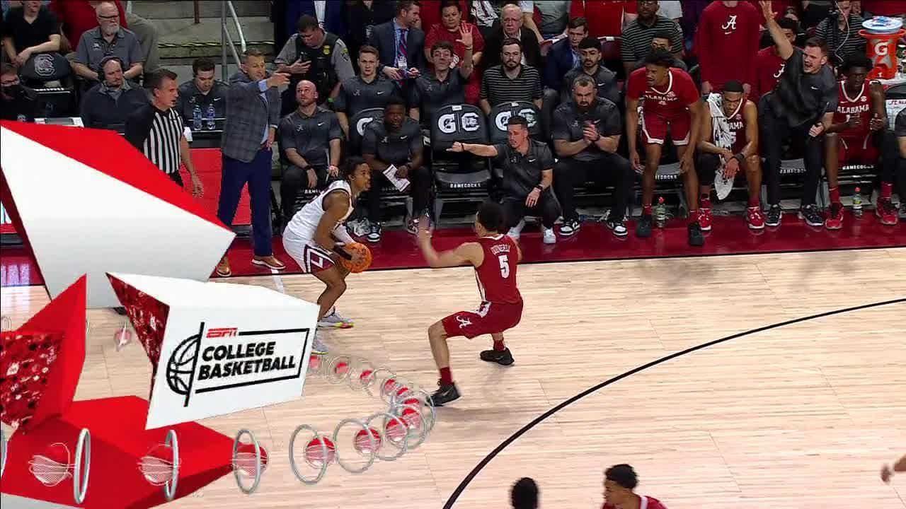 Meechie Johnson Jr. drains the deep 3 - ESPN Video