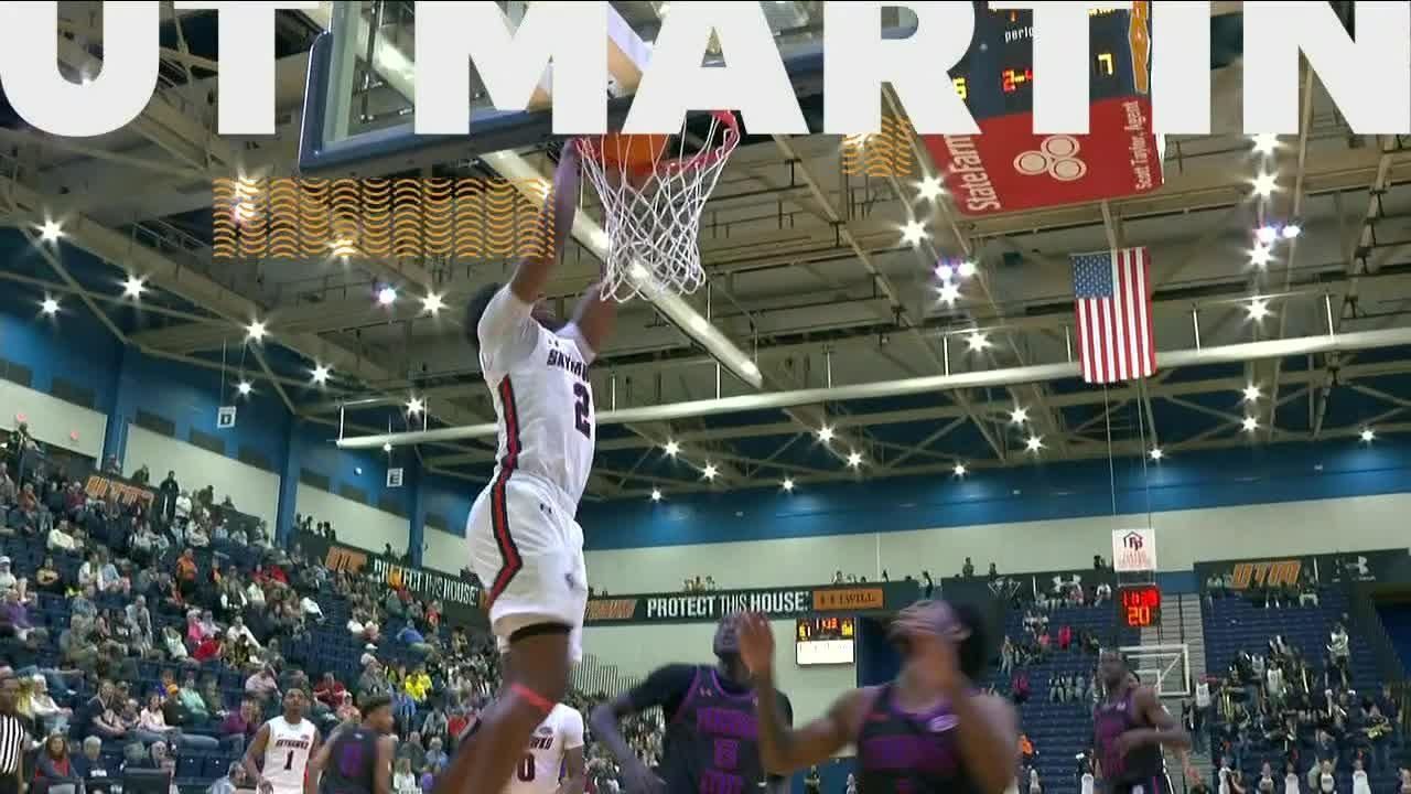 KJ Simon gets up for alley-oop jam vs. Tennessee State Tigers - ESPN Video