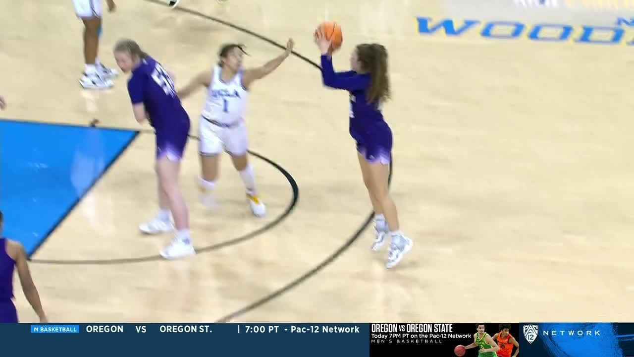 Elle Ladine is automatic from 3-point land - ESPN Video