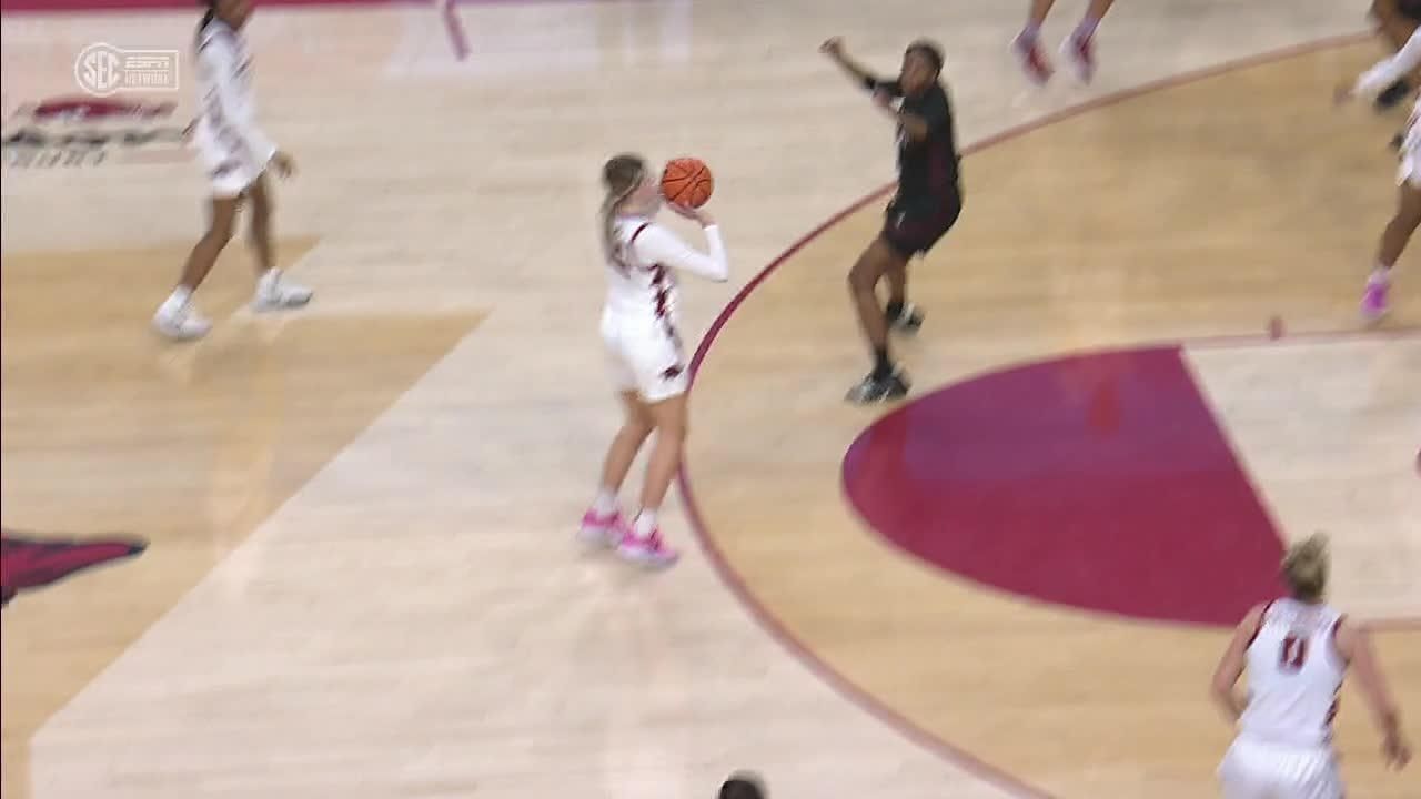 Emrie Ellis knocks down the 3-point shot - ESPN Video