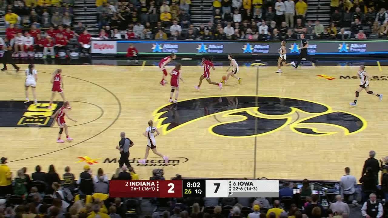 Kate Martin's 3-pointer gets Iowa off to flying start - ESPN Video