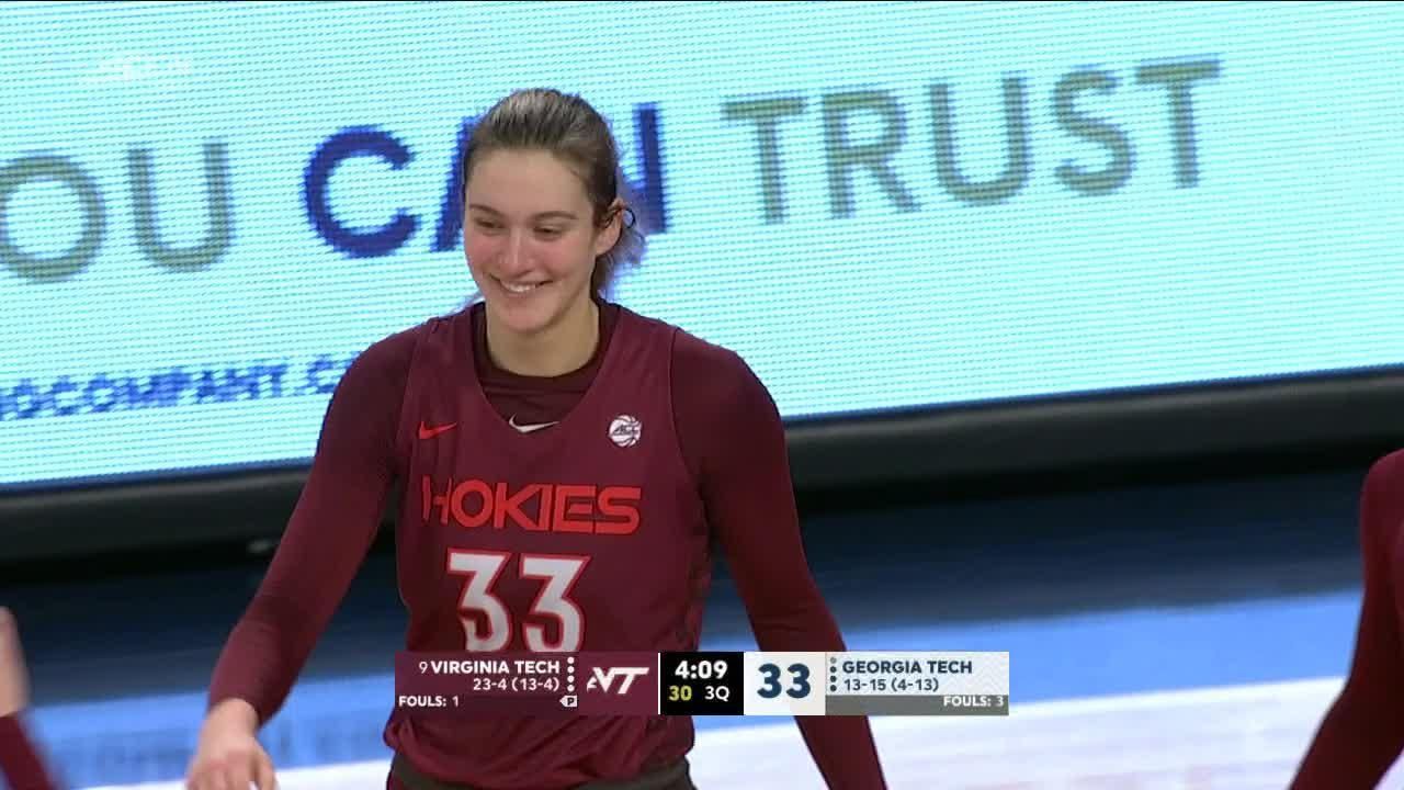 Elizabeth Kitley drops in smooth layup - ESPN Video