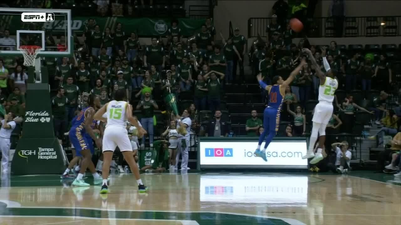 Keyshawn Bryant hits the triple vs. Tulsa Golden Hurricane - ESPN Video