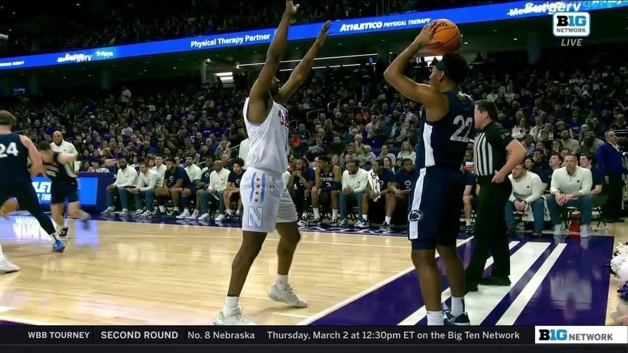 Andrew Funk gets the layup to fall vs. Northwestern Wildcats - ESPN Video