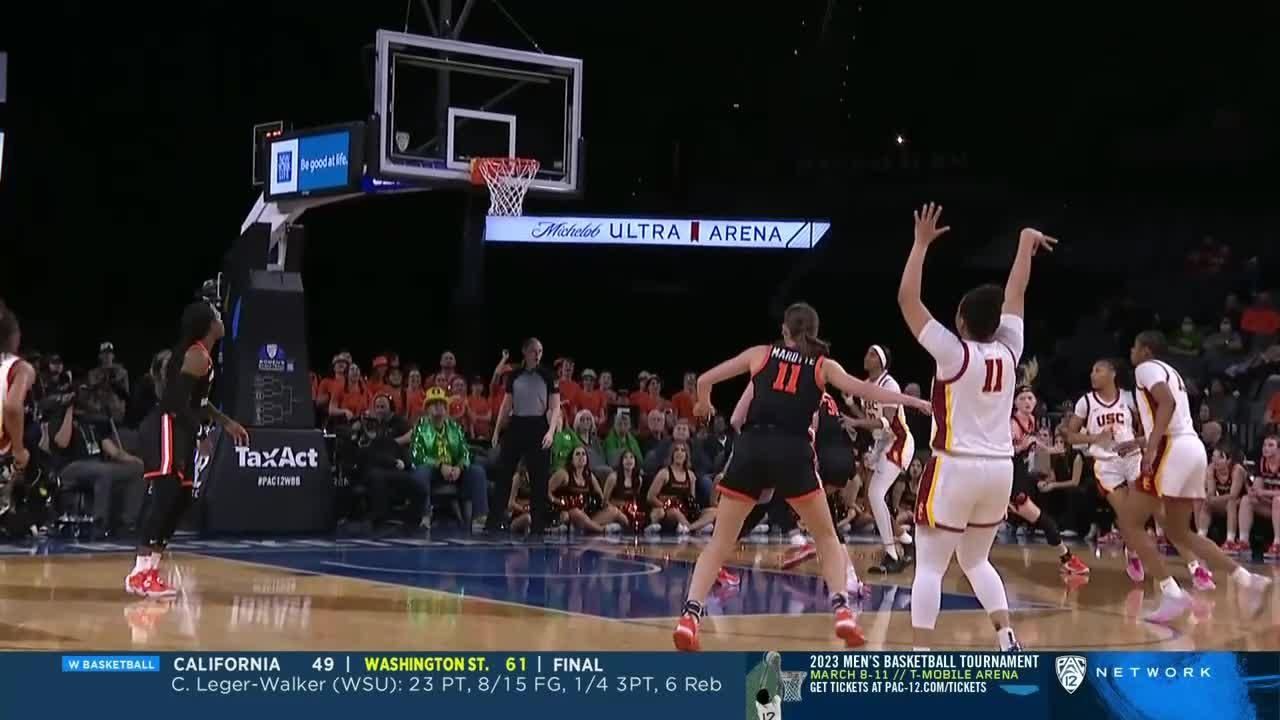 Destiny Littleton hits the 3-pointer vs. Oregon State Beavers - ESPN Video