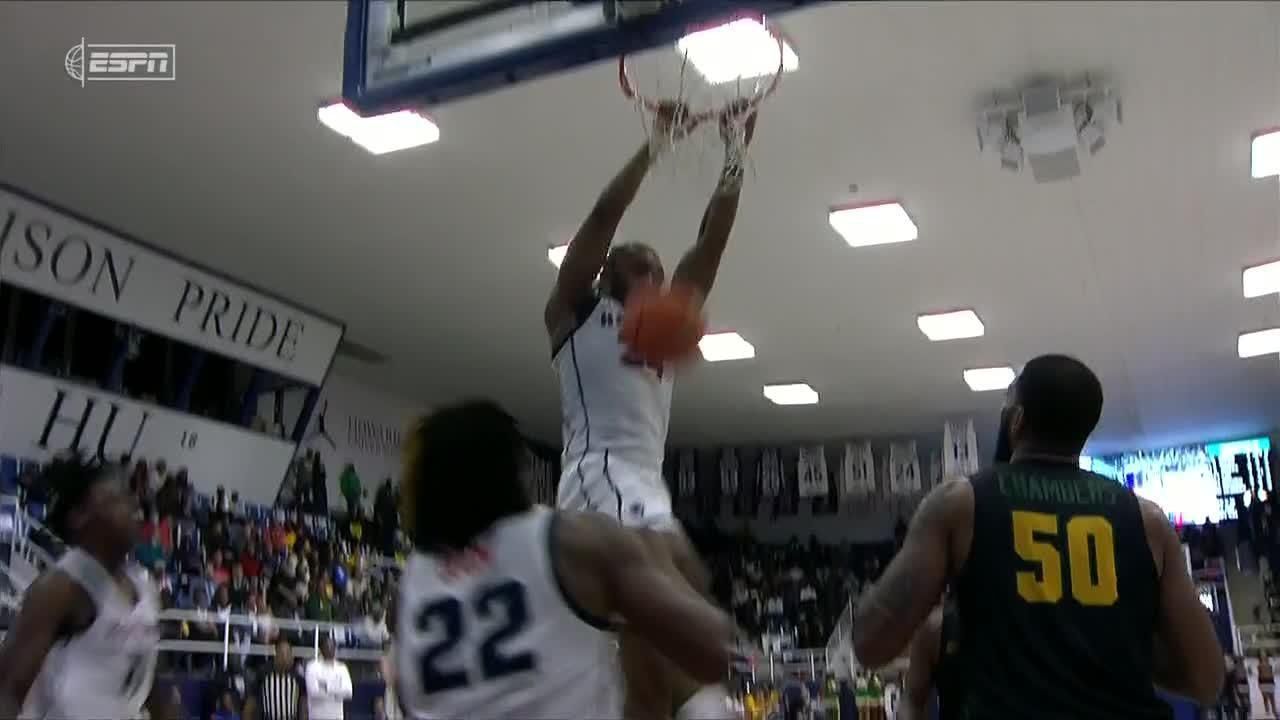Bryce Harris throws down big slam vs. Norfolk State Spartans - ESPN Video