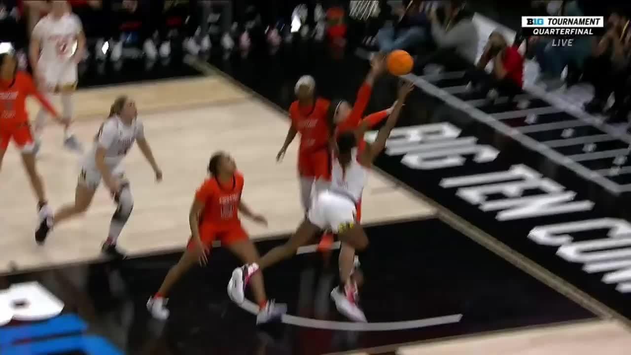 Diamond Miller drops in smooth layup - ESPN Video