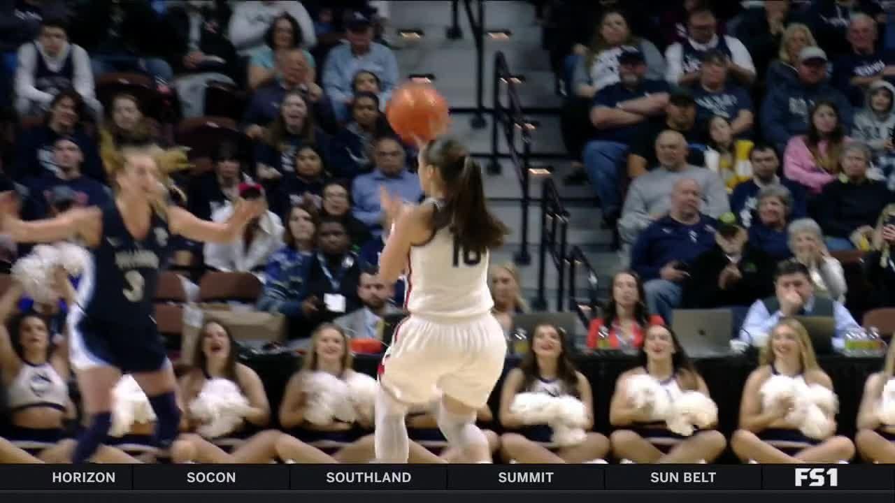 Nika Muhl dishes pinpoint pass for a UConn basket - ESPN Video