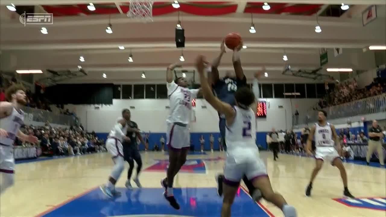 Cam Morris III with the massive stuff at the rim - ESPN Video