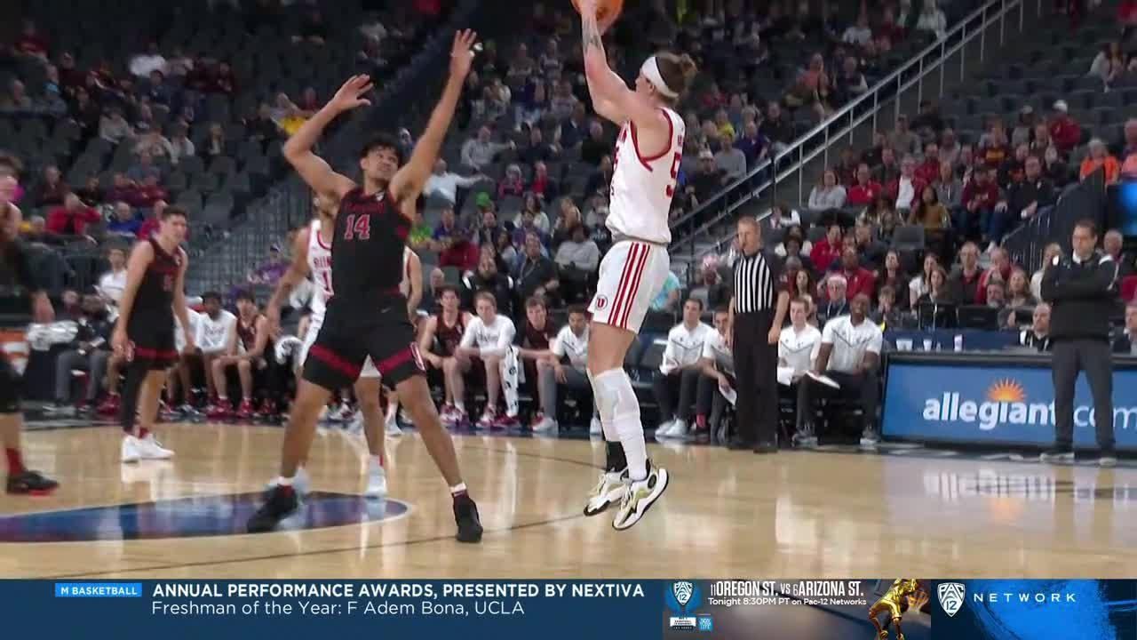 Gabe Madsen drills 3 in for Utah Utes - ESPN Video
