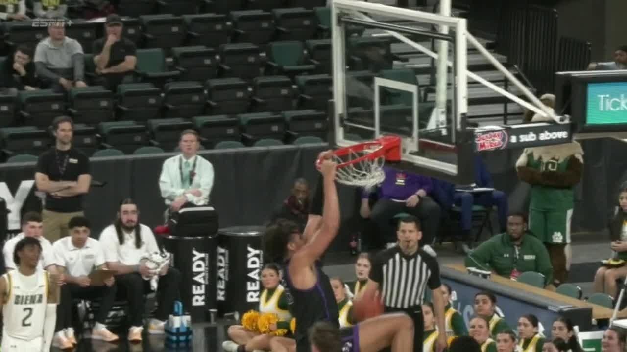 Harlan Obioha rocks the rim with a dunk - ESPN Video