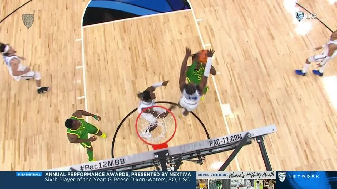 Kenneth Nwuba with the massive swat at the rim - ESPN Video