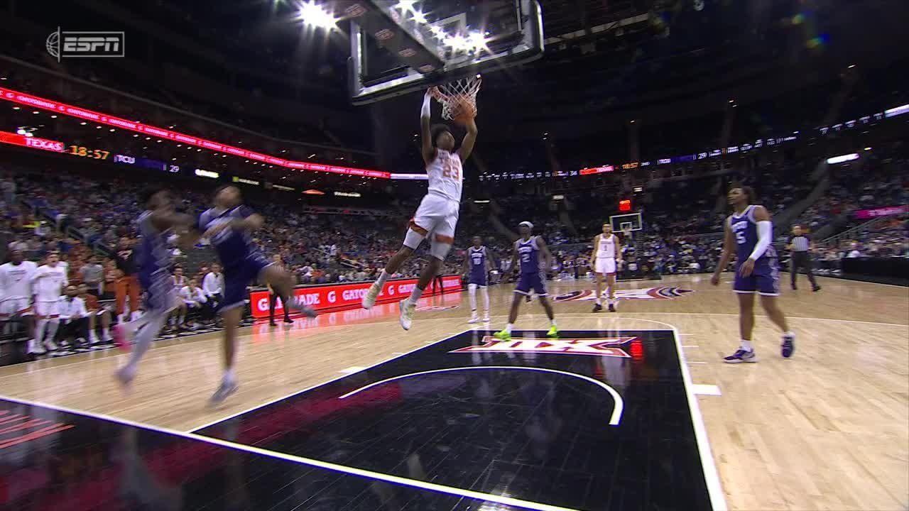 Dillon Mitchell slams down dunk - ESPN Video