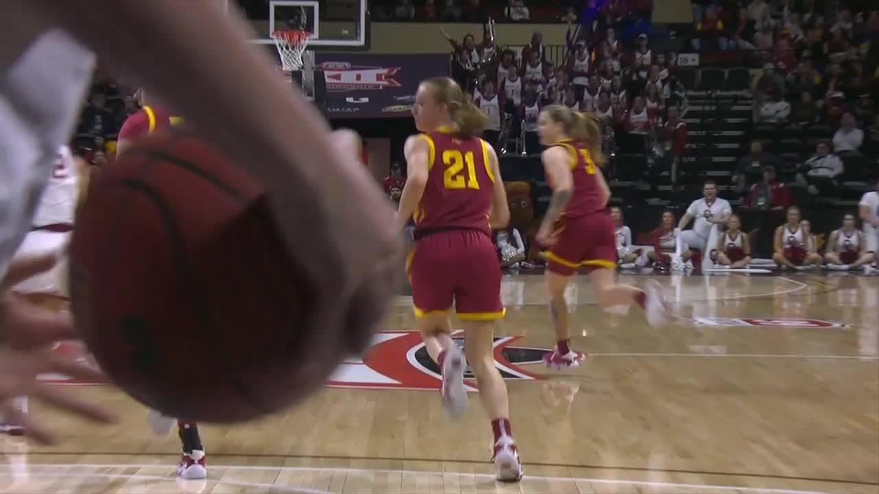 Lexi Donarski gets the reverse lay-in to fall - ESPN Video