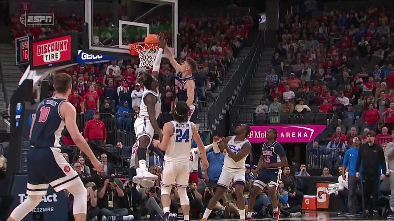 UCLA's poster dunk waved off, Arizona answers with one of its own ...