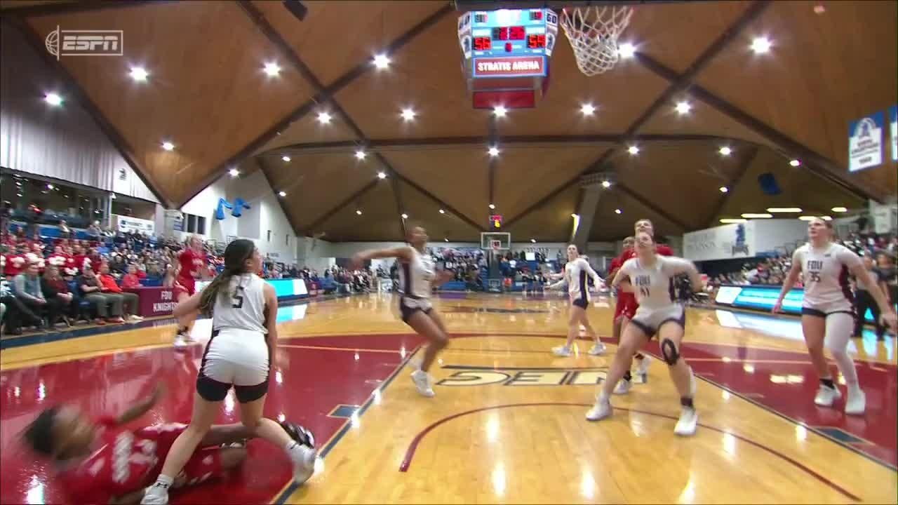 Ny'Ceara Pryor hits the jumper vs. Fairleigh Dickinson Knights - ESPN Video