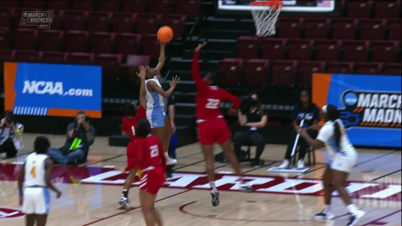 Southern's Genovea Johnson glides to rim for tough basket - ESPN Video