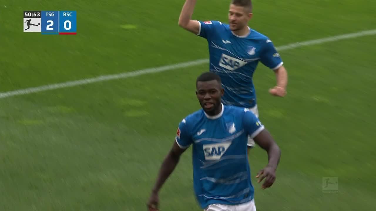 Bebou makes it 3-0 to Hoffenheim vs. Hertha - ESPN Video