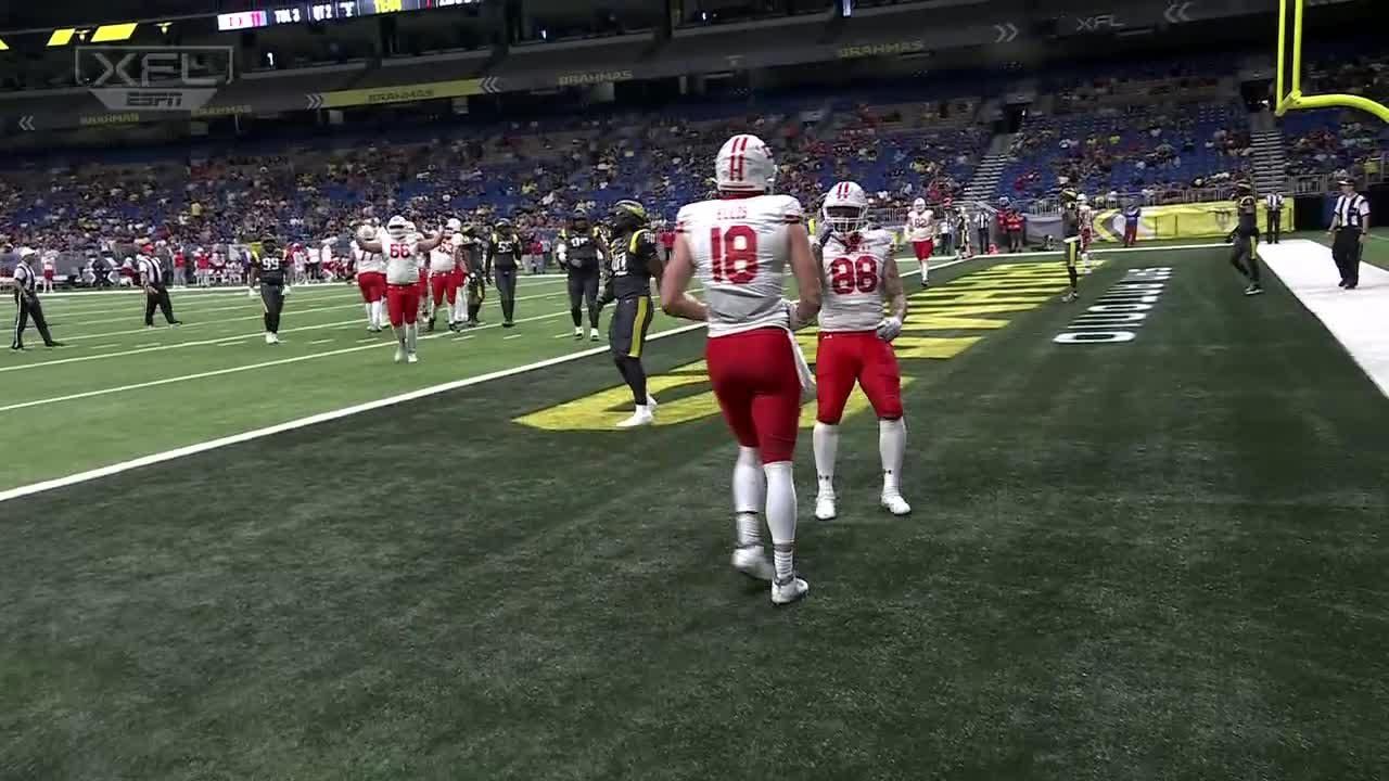 Alex Ellis reels in his 2nd TD to extend Defenders' lead - ESPN Video