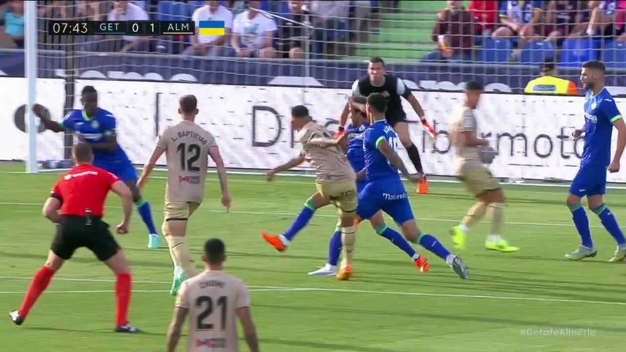 Luis Suárez goal 7th minute Getafe 0-1 Almería - ESPN Video