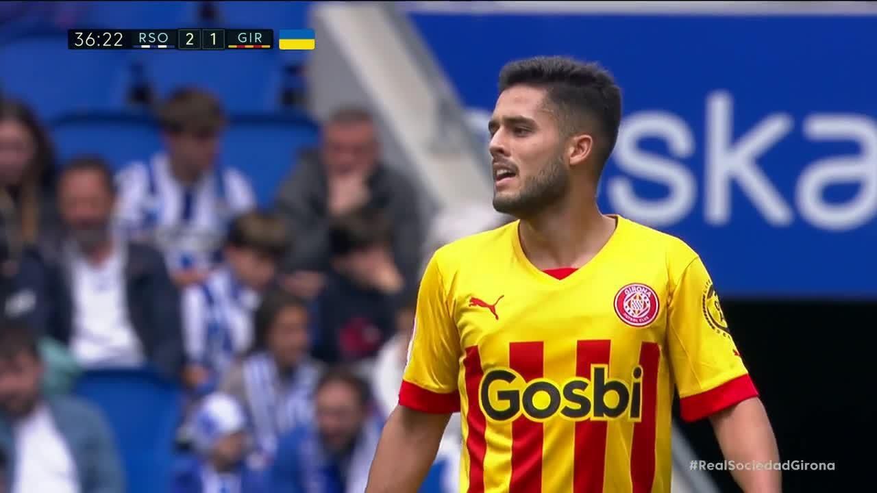 Yan Couto goal 37th minute Real Sociedad 2-1 Girona - ESPN Video