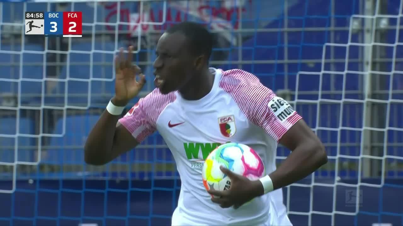 Kelvin Yeboah goal 85th minute VfL Bochum 3-2 FC Augsburg - ESPN Video