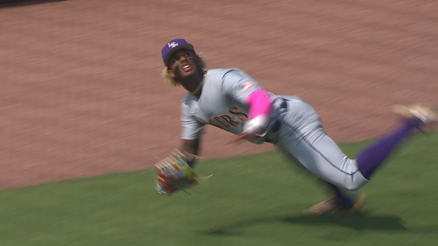 Tre' Morgan makes fantastic twisting and turning catch for LSU - ESPN Video