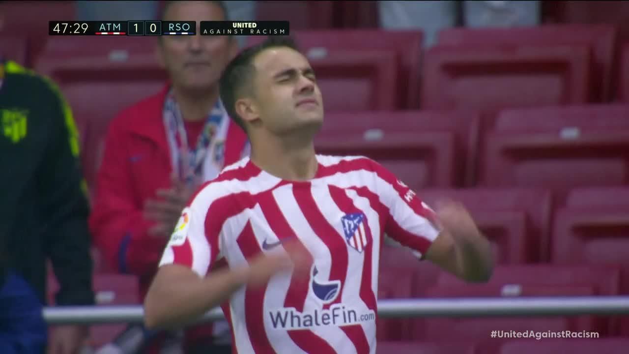 Álex Remiro with a Goalkeeper Save Atletico Madrid - ESPN Video