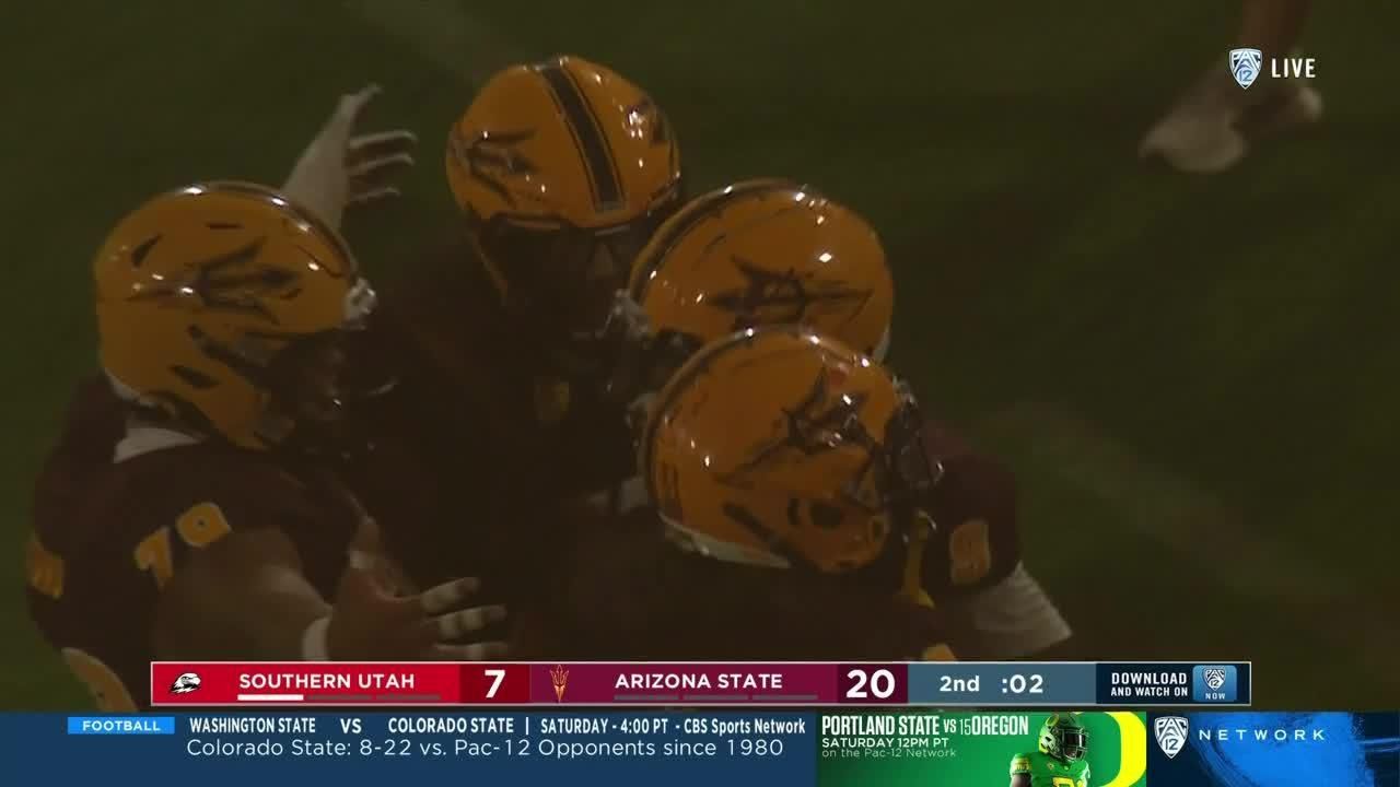 Arizona State scores TD just before halftime - ESPN Video