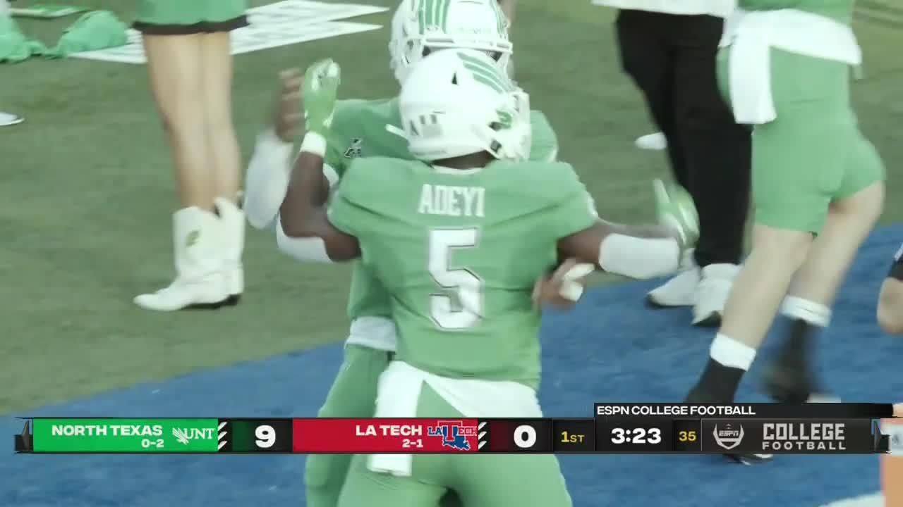 Ayo Adeyi scores 13-yard rushing touchdown - ESPN Video
