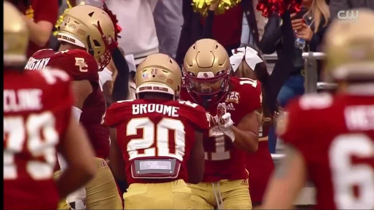 Lewis Bond breaks free for a Boston College TD - ESPN Video