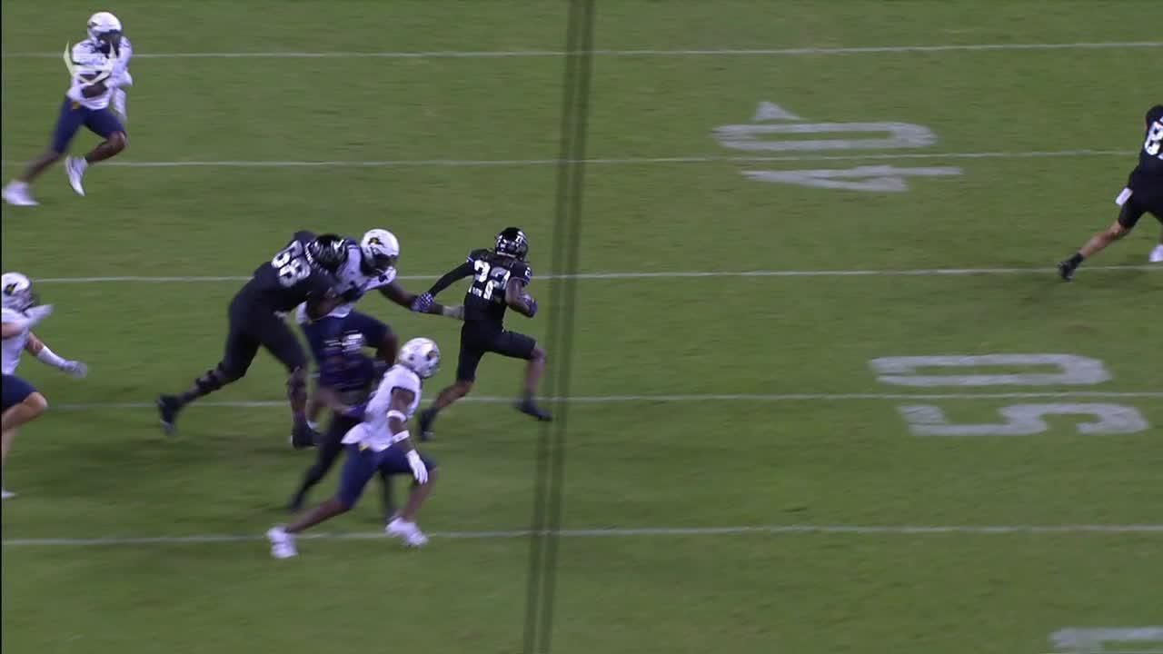 Major Everhart goes 12-yards on impressive run - ESPN Video