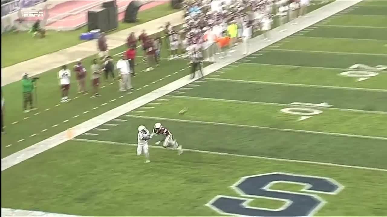 Josh Clarke connects for 15-yard TD pass - ESPN Video