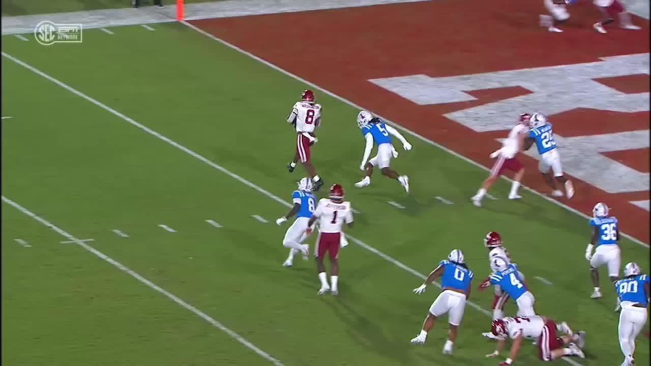 KJ Jefferson tosses a 3-yard TD - ESPN Video